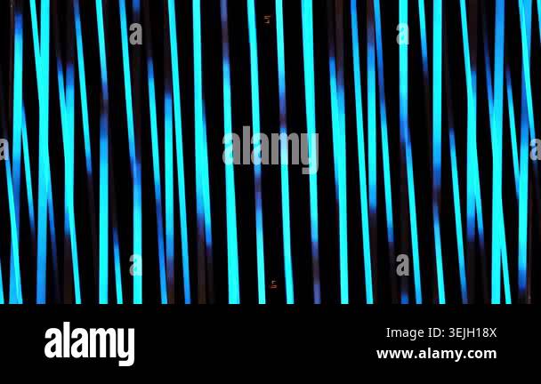 a led bars lights on a dark background, futuristic ambiance Stock Video ...