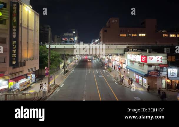 Kameido Night View, Japan Tokyo 2023 Stock Video Footage - Alamy