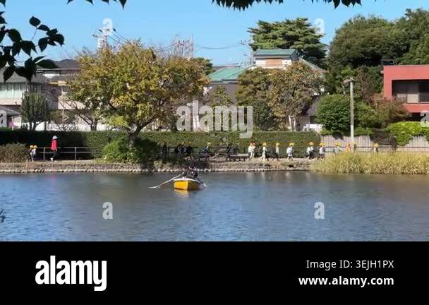 Shakujii Park Landscape, Japan Tokyo 2023 Stock Video Footage - Alamy