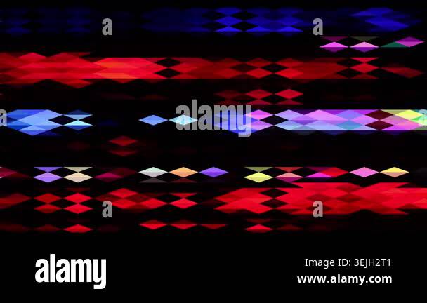 interlocking colored geometric shapes changing abstract motion ...