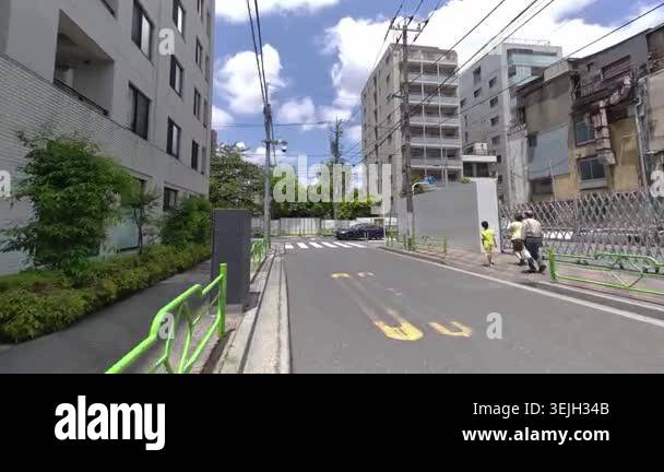 Tokyo Tsukishima Redevelopment Area day 2022 May Stock Video Footage ...