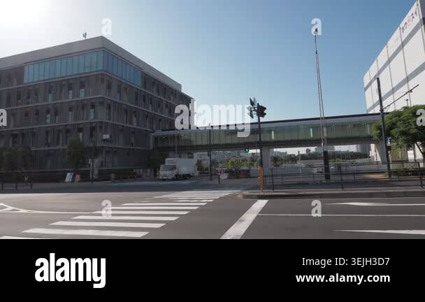 Toyosu Market Landscape, Japan Tokyo 2023 Stock Video Footage - Alamy