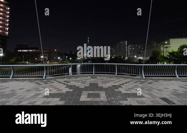 Kameido Night View, Japan Tokyo 2023 Stock Video Footage - Alamy