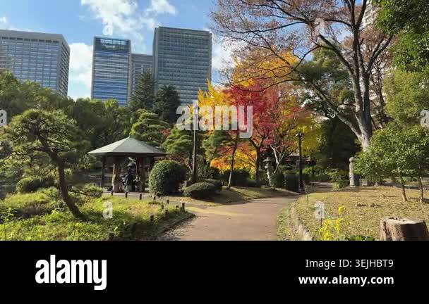 Hibiya Park, Japan Tokyo 2023 winter Stock Video Footage - Alamy