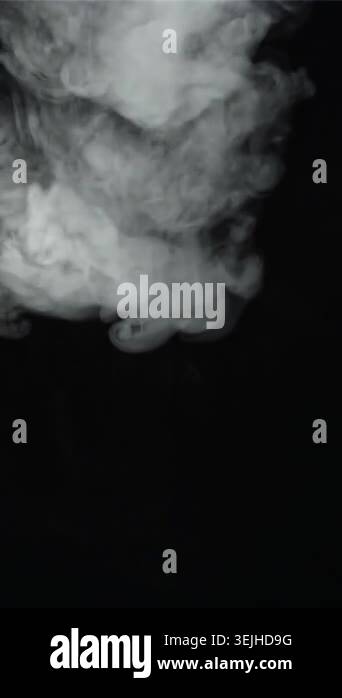 Smoke on a black background. Filmed on a high-speed camera at 1000 fps ...