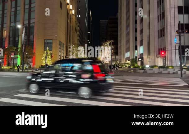 Tokyo Marunouchi Illumination 2023 Night View Stock Video Footage - Alamy