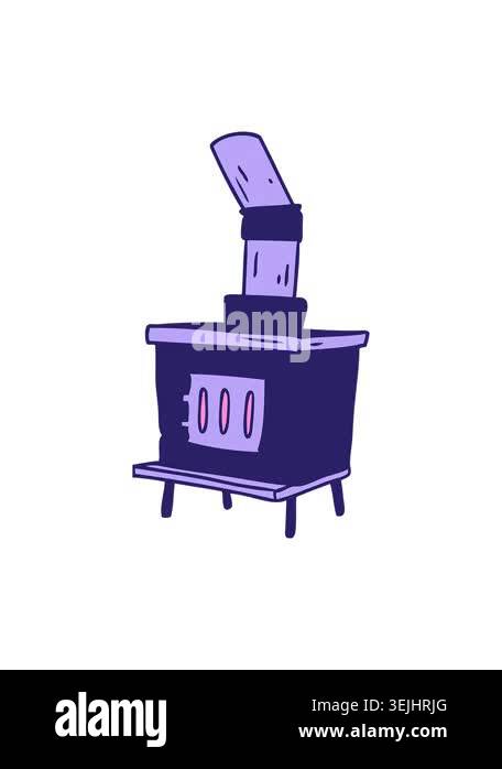 shivering motion animation of hand drawn cartoon doodle of a house ...