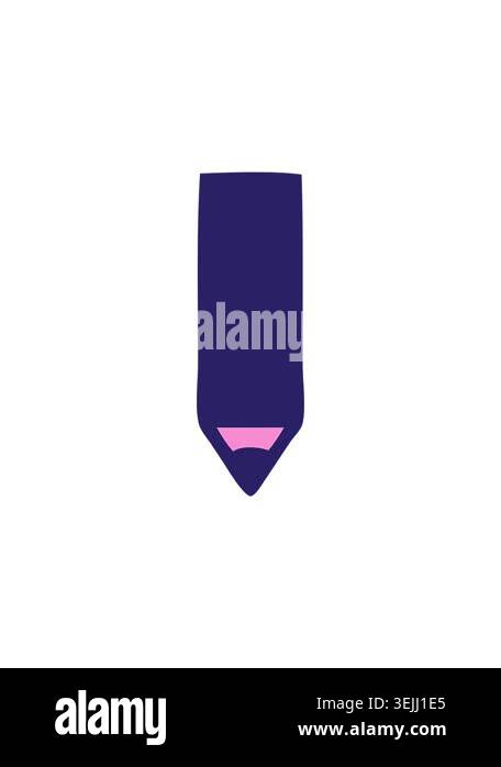 sales flash animation of cute cartoon of a red pencil Stock Video ...
