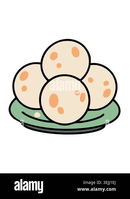 vibrating motion animation of pao de queijo traditional brazillian ...
