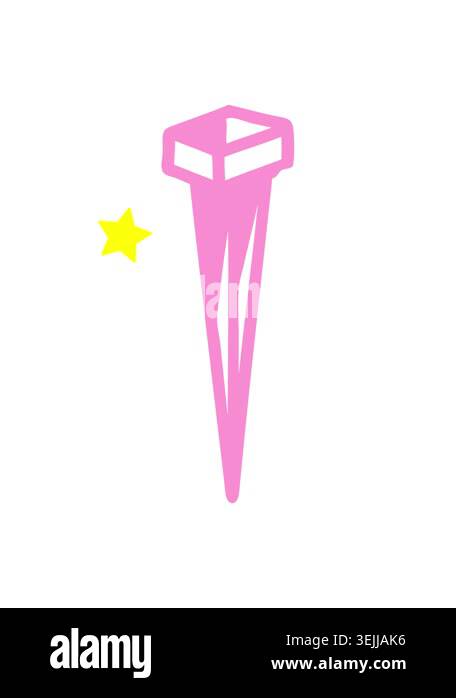 twinkling stars effect animation of tattoo in black line style of iron ...