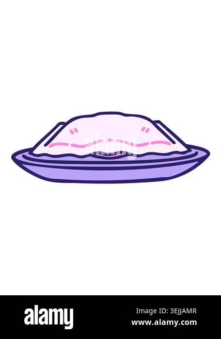 jiggle motion animation of large brazilian fried pastel dessert drawing ...
