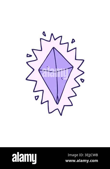 spinning motion animation of cartoon diamond Stock Video Footage - Alamy