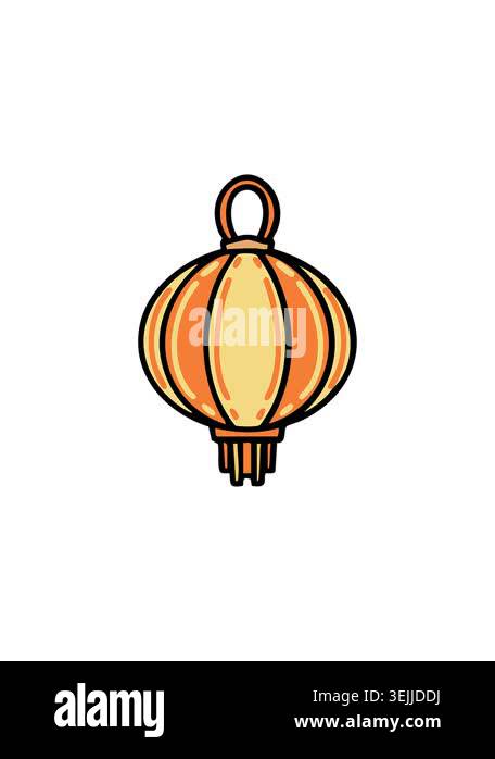splitting effect animation of hanging lantern traditonal japanese ...