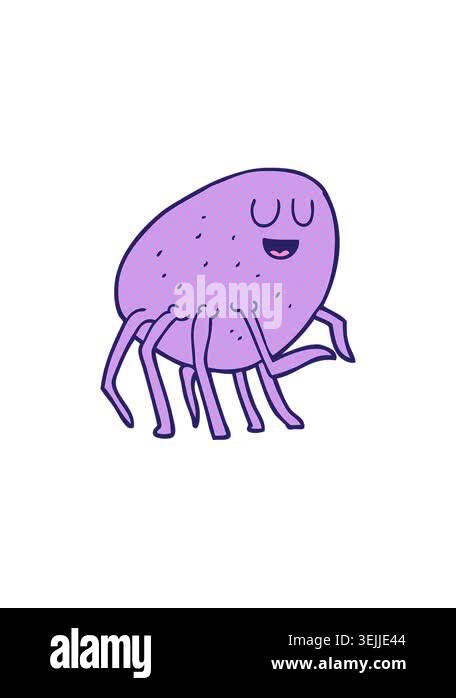 splitting effect animation of freehand drawn cartoon tick Stock Video ...