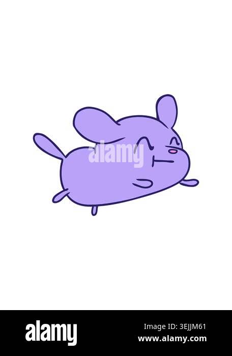spinning motion animation of cartoon illustration kawaii cute dog Stock ...