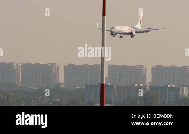 BANGKOK, THAILAND - JANUARY 13, 2026: Malaysia Airlines passenger ...