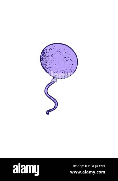 sales flash animation of cartoon doodle balloon Stock Video Footage - Alamy
