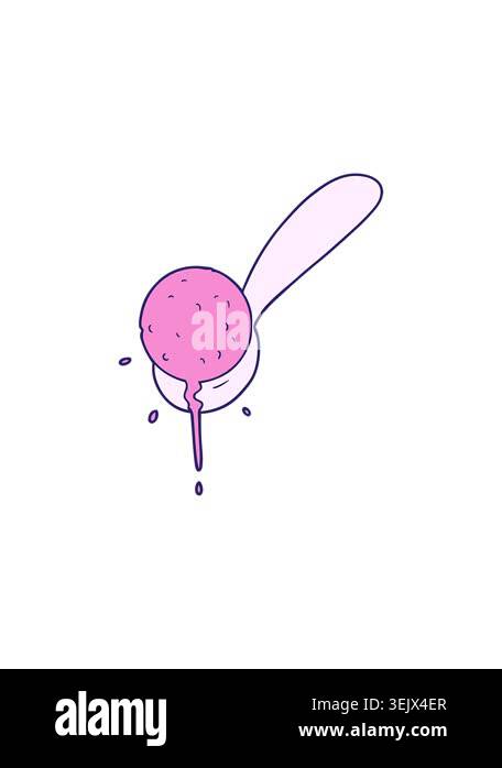 splitting effect animation of ice cream Stock Video Footage - Alamy