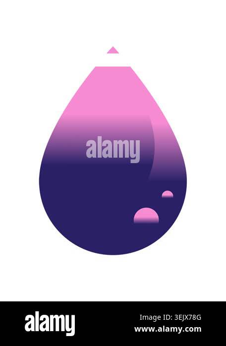 power up animation of blood drop graphic vector illustration icon Stock ...