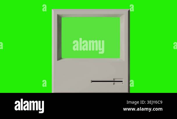 4k Resolution Video: Retro Technology Concept Of Vintage Personal ...