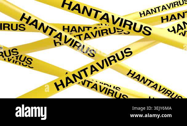4k Resolution Video: Hantavirus Quarantine And Infection Warning ...