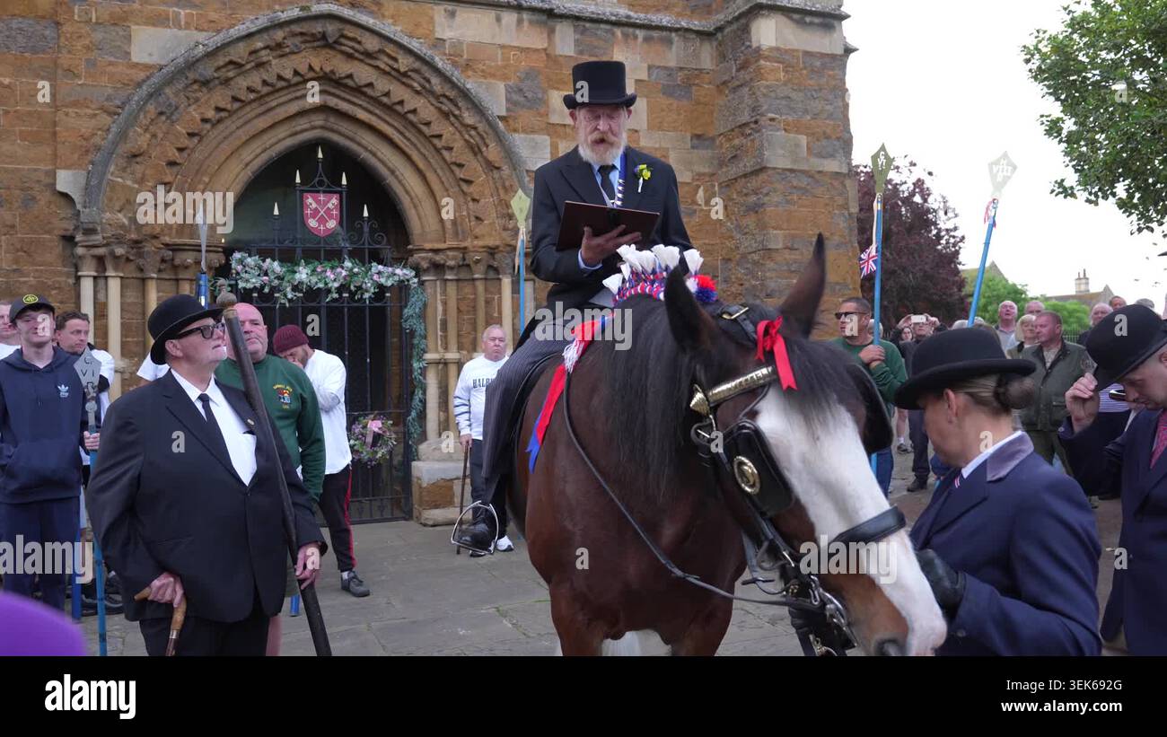 Rothwell Rowell Fair starts with Proclamation Monday Stock Video ...