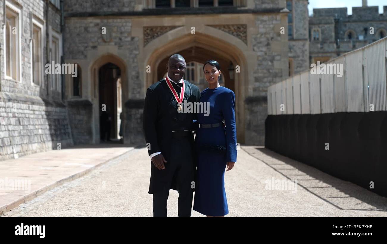 Actor Idris Elba knighted and comedian Meera Syal becomes a Dame at ...