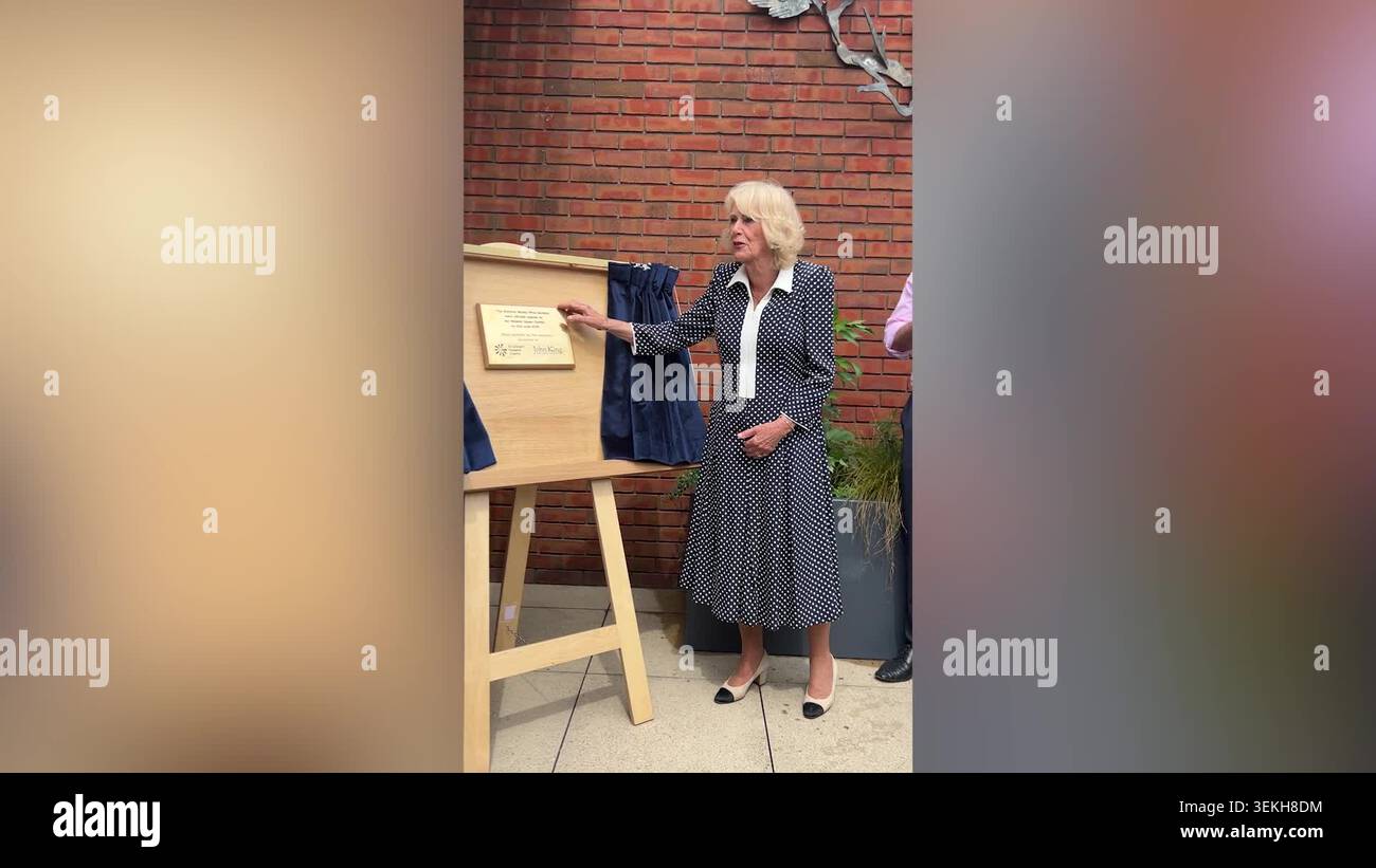 The Queen attends official opening of new roof garden at St George's ...