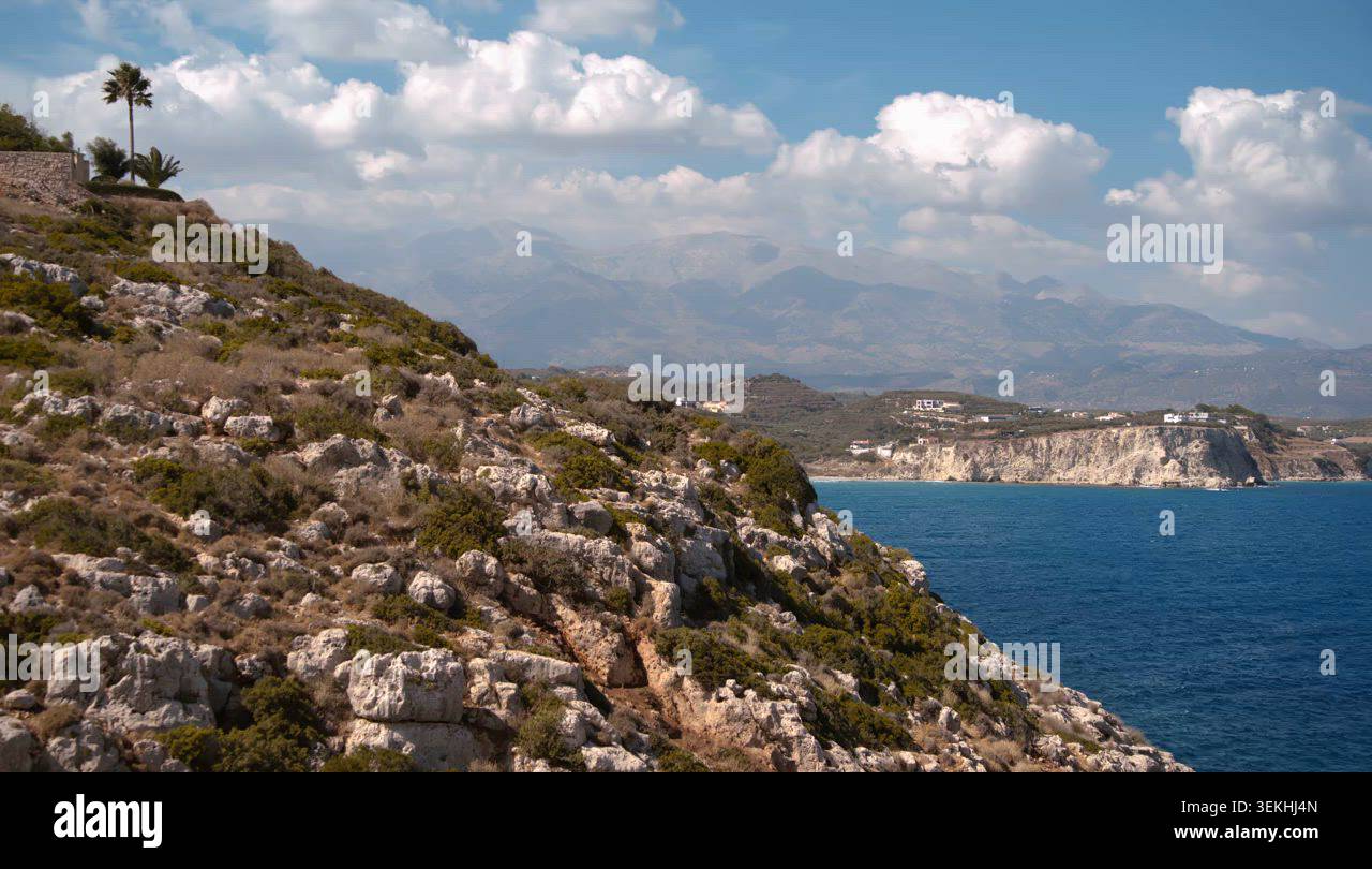 timelapse of Cretan hills and Mediterranean sea Stock Video Footage - Alamy