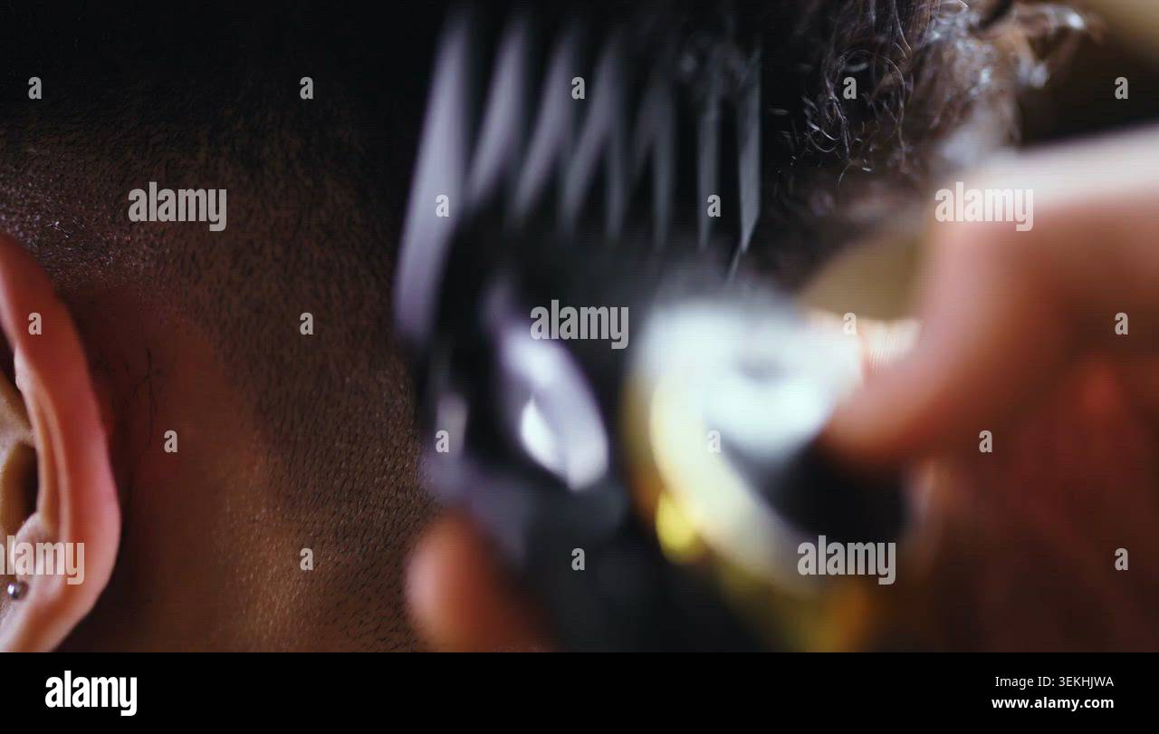 Cut hair at a barber shop Stock Video Footage - Alamy