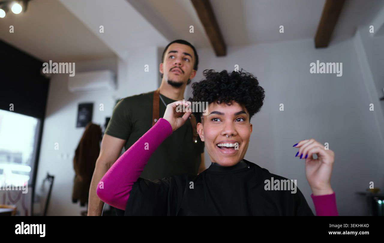 Hair styling session Stock Videos & Footage - HD and 4K Video Clips - Alamy