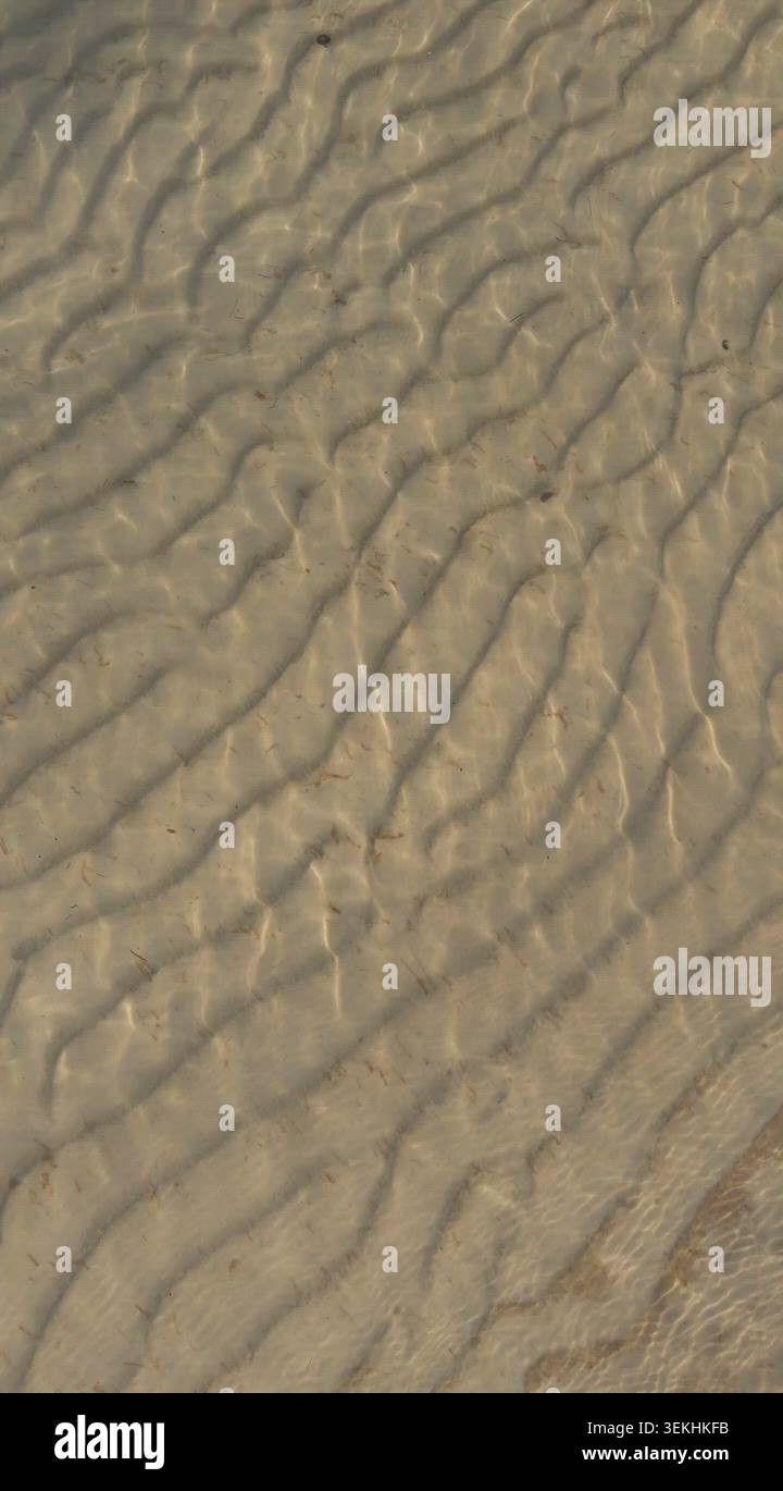 Water and Beach Sand Ripples Coastal Nature Pattern Stock Video Footage ...