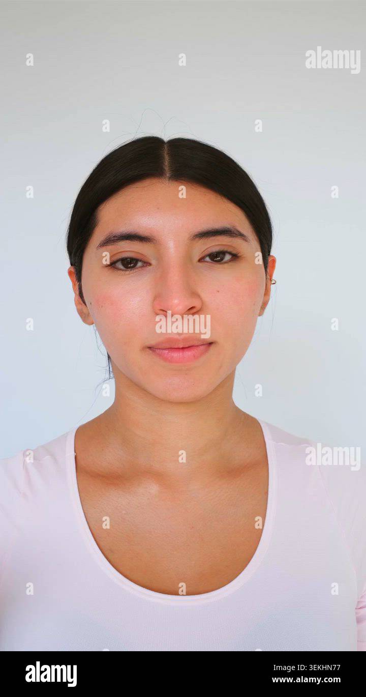 Young woman removing eye makeup with cotton pad Stock Video Footage - Alamy