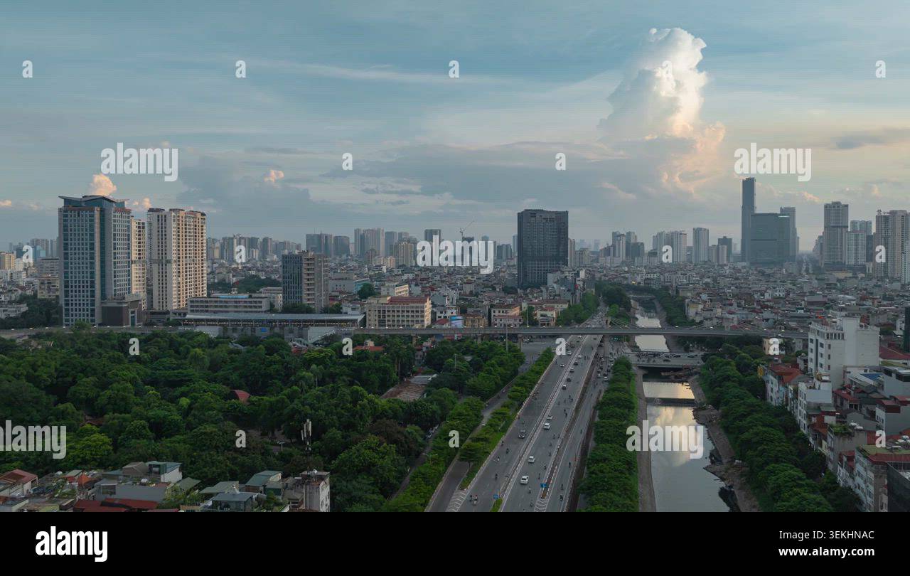Canal and Metro Corridor View Stock Video Footage - Alamy