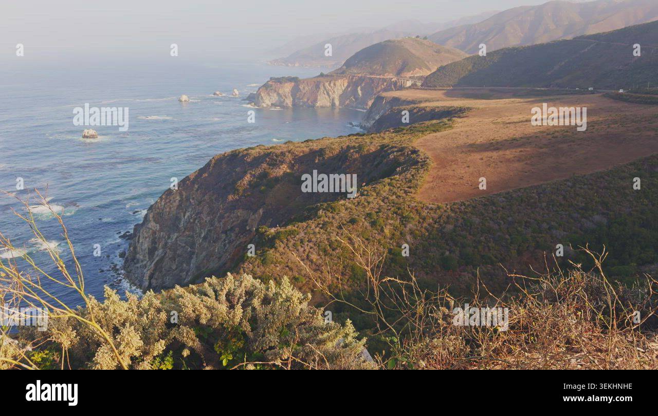 Big Sur california Coastal ocean Landscape Stock Video Footage - Alamy