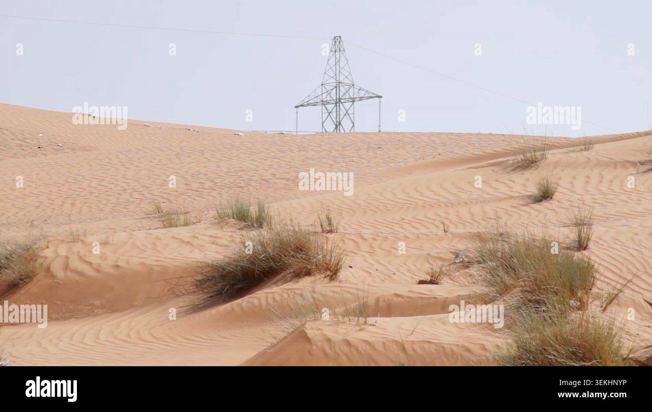 Energy grid high voltage electric transmission power lines, camels ...