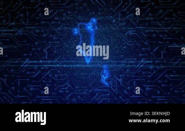 4K Resolution, Bahrain Country Digital Electric Futuristic Technology ...
