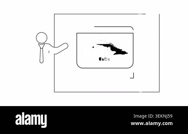 A simple line drawing shows a person icon gesturing towards a screen ...