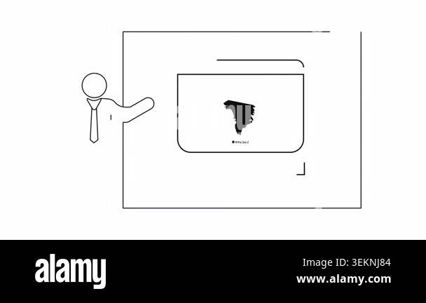 A simple line drawing of a person standing next to a computer screen ...