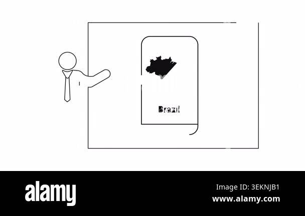A simple line drawing shows a person presenting a smartphone displaying ...