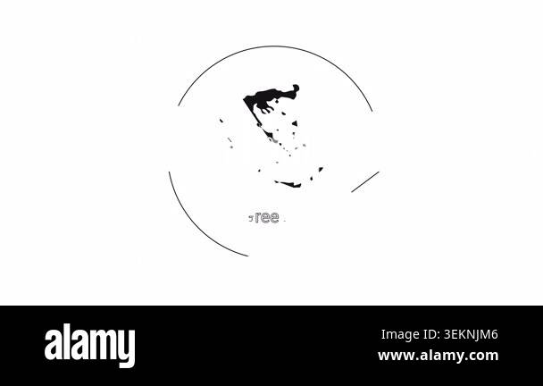 A minimalist graphic featuring the outline of Greece within a circle ...