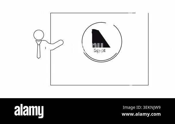 A simple line drawing shows a stick figure pointing to a screen ...