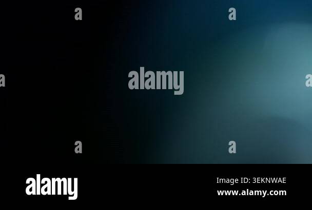 Slow motion of lens flare isolated on black background. Colored ...