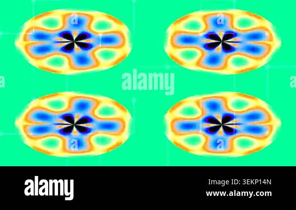 abstract background with circles and lines Stock Video Footage - Alamy