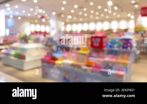 blurred abstract shopping mall and store background Stock Video Footage ...
