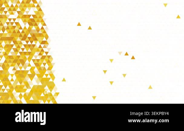 A minimalist background featuring a dense cluster of golden yellow ...