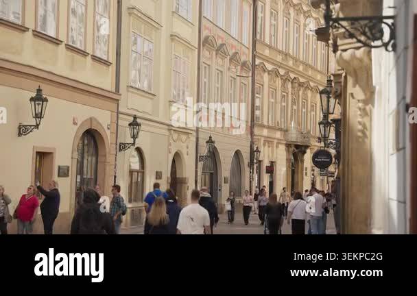 Prague, Czech Republic - 20.04.2026. Old town, tourists. Famous ...