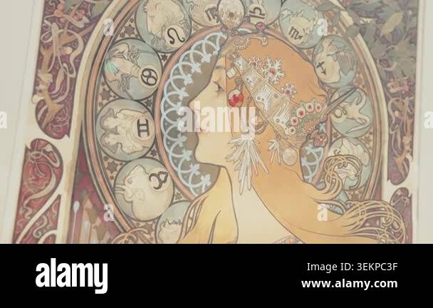 Prague, Czech Republic - 20.04.2026. Close-up view of the famous Zodiac ...