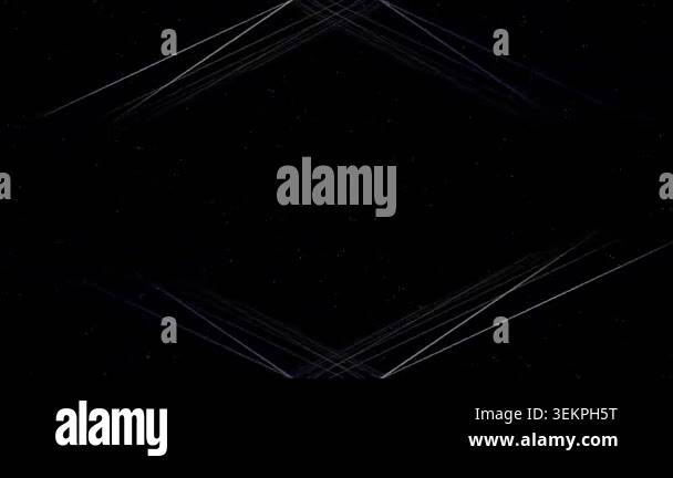 abstract background of black and white lines. neon lines Stock Video ...