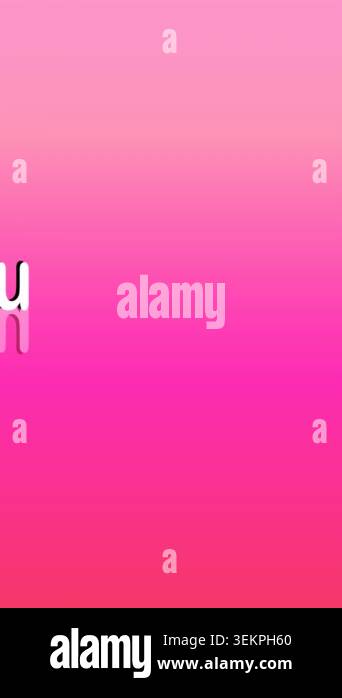 I love you text abstract colorful background Stock Video Footage - Alamy